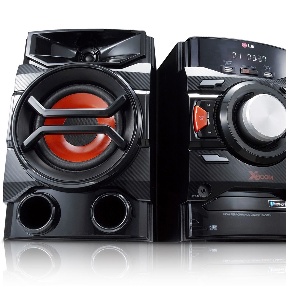 Mini System LG CM4350 - Potência de 220W RMS, Entrada USB, Rádio AM/FM ...
