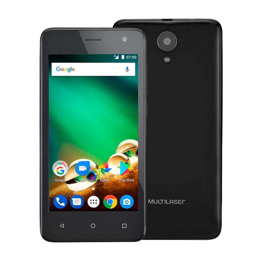 Celular Multilaser MS45 4G 1GB Preto Tela 4.5" Câmera 8 MP + 5 MP Quad ...